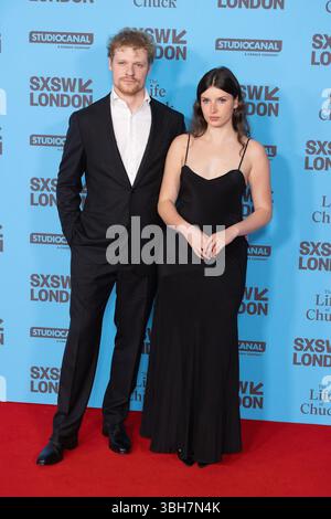 Solly Mcleod and Agnes O'Casey attend the Life Of Chuck World Premiere ...