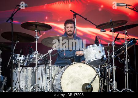 Trondheim, Norway. 07th, June 2025. The Norwegian singer Ramon performs ...