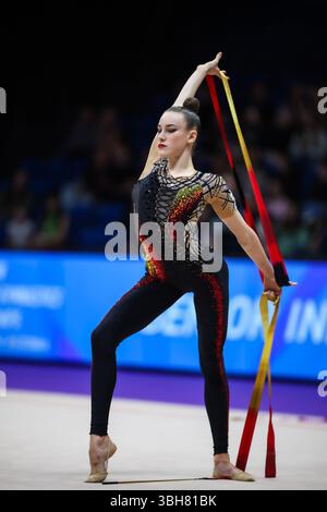 Darja Varfolomeev (Germany) at apparatus finals; 41st FIG Rhythmic ...