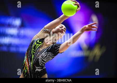 Sofia Raffaeli (Italy) at apparatus finals; 41st FIG Rhythmic ...