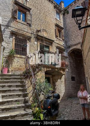 Trogir, Split, Croatia, Scenic View, Old Town Center, Historic District ...
