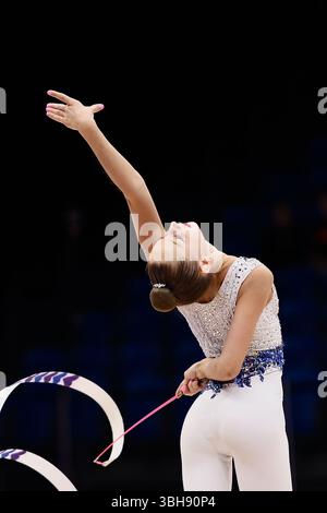 Marfa Ekimova (Great Britain), All-around final during the 2025 ...