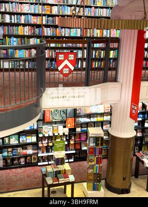 Inside Harvard Coop Bookstore Cambridge MA New England USA Stock Photo ...