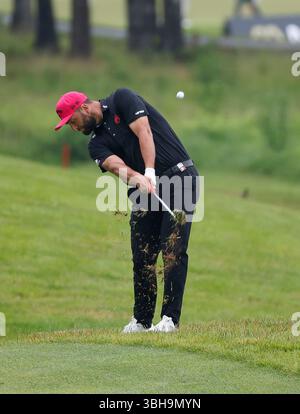 Jon Rahm on the 16th green during day three of the Aberdeen Standard ...