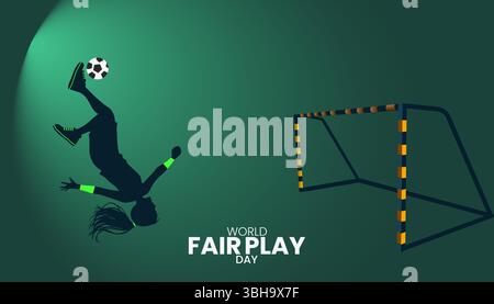 Celebrate Integrity and Respect, Fair Play Day Poster Stock Vector ...