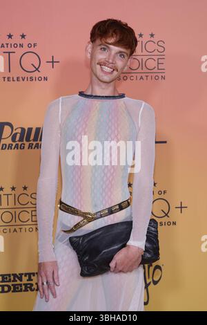 Alex Poe attends the Critics Choice Association celebration of LGBTQ+ ...