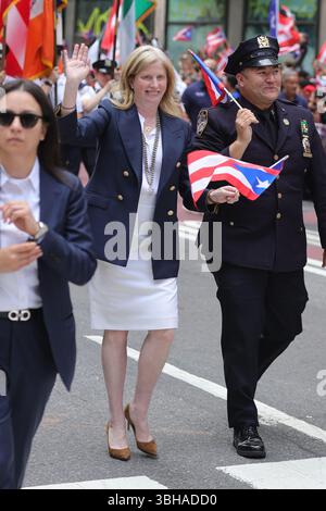 Jessica Tisch, commissioner of the New York Police Department (NYPD ...