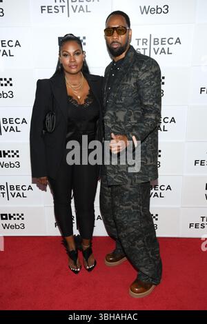 Talani Rabb and Rza attend the "One Spoon of Chocolate" premiere at ...