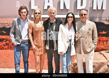 Ali Larter, Billy Bob Thornton and Demi Moore attend the "Landman" Season Two UK Premiere at ...
