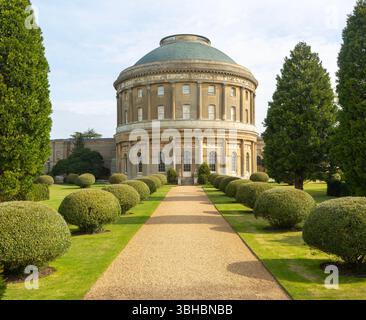 The National Trust estate of Ickworth house with it's rotunda in the ...