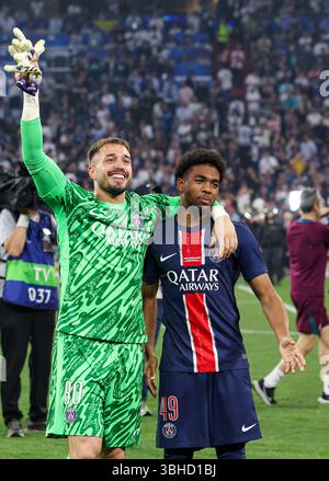Ibrahim Mbaye of Paris Saint Germain FC during the UEFA Champions ...