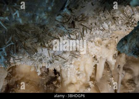 Fragile helictites by the Great Heart of Timpanogos in Timpanogos Cave ...