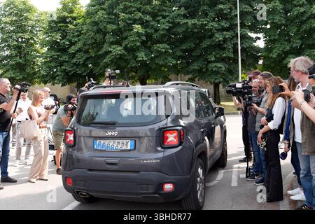 Pavia, Italy. 09th June, 2025. Garlasco, The RIS returns to the Villa ...