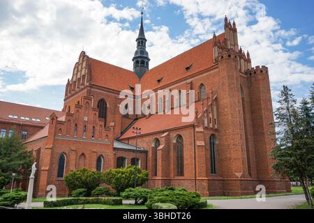 The Cathedral Basilica of the Assumption in Pelplin, Poland Stock Photo ...