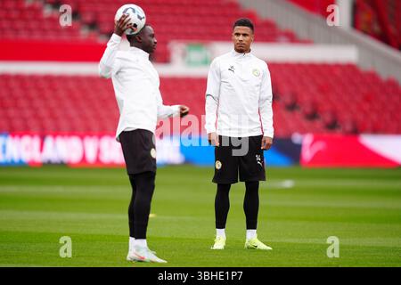Senegal’s Ismail Jakobs during an international match at the Emirates ...