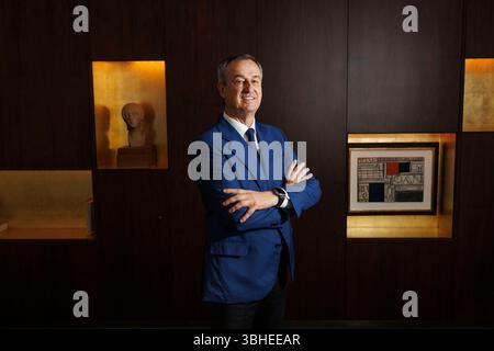 César González-Bueno, CEO of Banco Sabadell, during an interview for ...