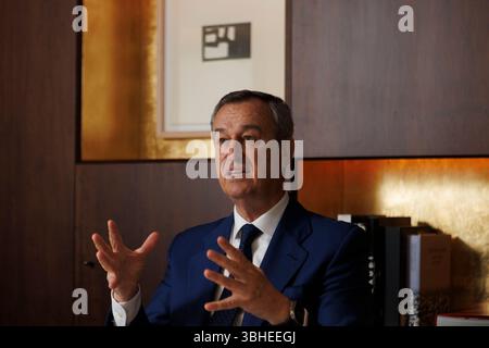 César González-Bueno, CEO of Banco Sabadell, during an interview for ...