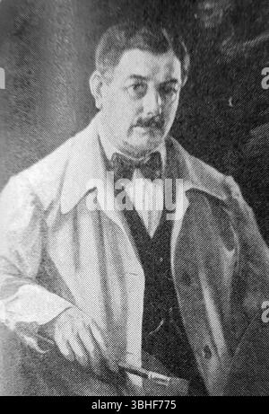 Justus Bergman självporträtt Stock Photo - Alamy