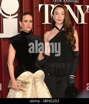 Sarah Paulson, Ella Beatty attend The 78th Annual Tony Awards at Radio ...