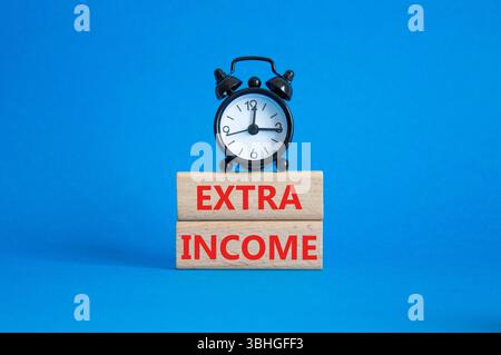 Extra job and income symbol. Concept words Extra job Extra income on ...