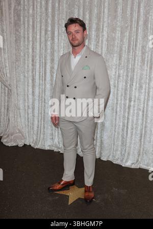 Calum Lill attending the British Soap Awards 2025 at the Hackney Empire ...