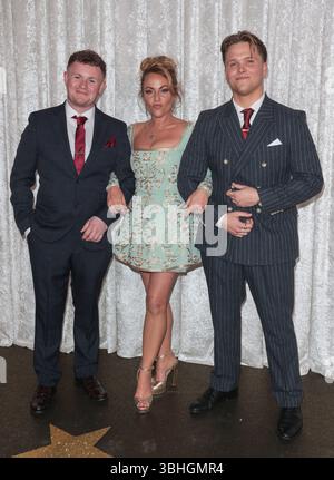Daniel Delaney, Jaime Winstone and Teddy Jay at the British Soap Awards ...