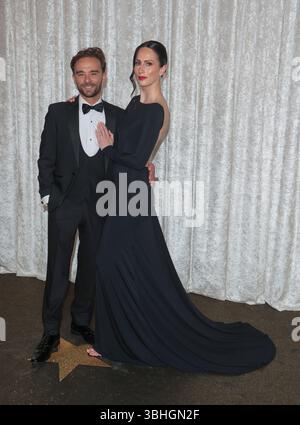 Jack P. Shepherd and Hanni Treweek attending the British Soap Awards ...