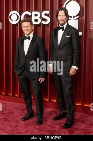 Alex Winter, Keanu Reeves attend The 78th Annual Tony Awards at Radio ...