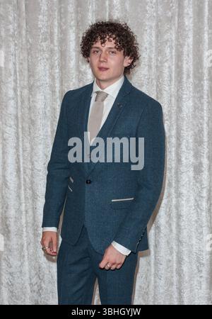 Ellis Hollins seen attending the British Soap Awards 2025 at Hackney ...