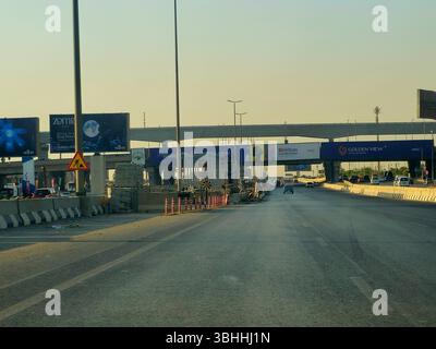 Cairo, Egypt, June 8 2025: The Bus Rapid Transit (BRT) project is being ...