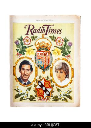 Pages from the BBC Radio Times magazine, showing the radio schedule for ...