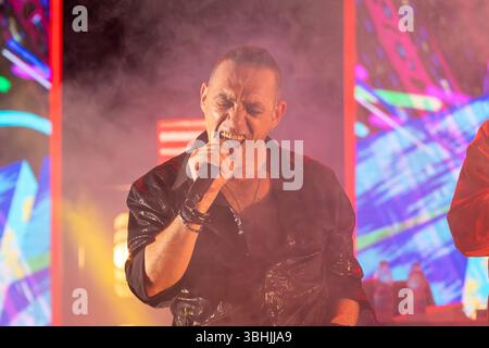 The Sud Sound System band performs Rome, Italy - May 31, 2025: The Sud ...