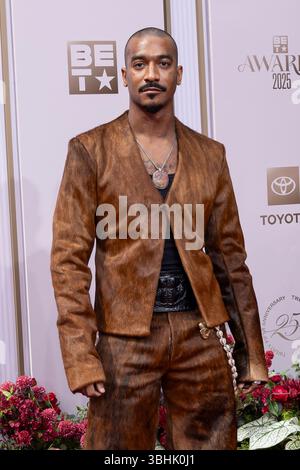 Sean Bankhead attends the arrivals of the “BET Awards 2025” at the ...