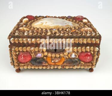 Antique Victorian Shell Art Diorama 1890 Stock Photo - Alamy