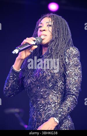 Heather Small Performing at Donny Fest 2025 , Doncaster, UK Stock Photo ...
