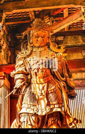 Statue of Nio guardian at Todaiji Temple, Nara, Japan Stock Photo - Alamy