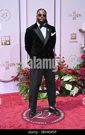 Yung Muusik bei der Verleihung der 25. BET Awards 2025 im Peacock ...