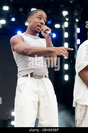 No Guidnce preforming at Wireless Festival, Finsbury Park, London UK 2023 photo by Laura Rose ...