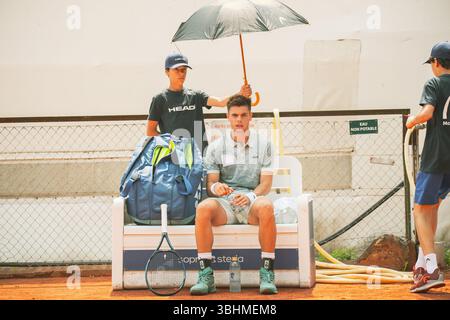 Arthur Gea (FRA) during the Open Sopra Steria de Lyon 2025, ATP ...