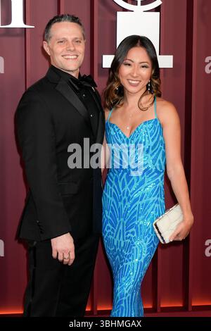 (Joshua Bergasse during the 2025 Tony Awards, held at Radio City Music ...