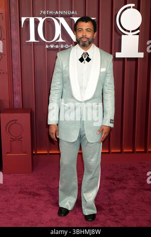 Daveed Diggs during the 2025 Tony Awards, held at Radio City Music Hall ...