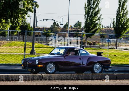 at the 2025 American Graffiti car show and festival in Modesto ...