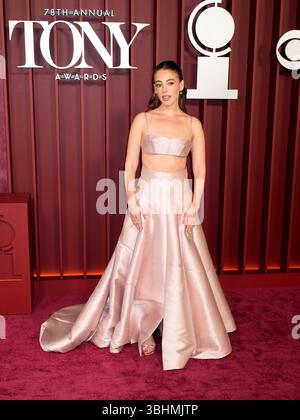 Eli Rallo during the 2025 Tony Awards, held at Radio City Music Hall in ...