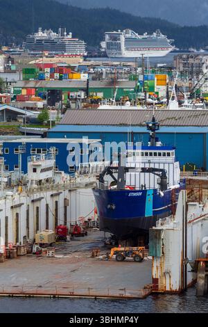 Shipyard, Ketchikan, Revillagigedo Island, Alaska,USA Stock Photo - Alamy