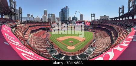 St. Louis - June 8, 2025: Busch Stadium panorama, home of the St. Louis ...