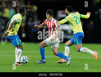 Brazil’s Matheus Cunha during an international match at the Emirates ...