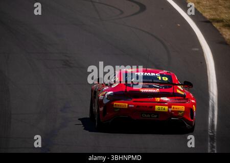The Team Nineteen Mercedes-AMG GT3 driven by MARK GRIFFITH in the GT4 ...