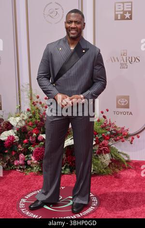 Ryan Clark attends the 2025 BET Awards at Peacock Theater Stock Photo ...