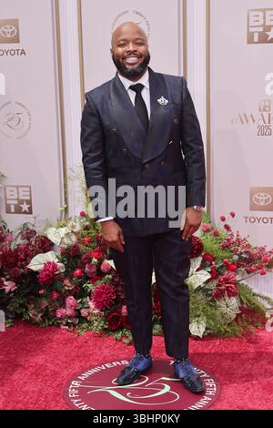 Kev on Stage attends the 2025 BET Awards at Peacock Theater. (Photo by ...