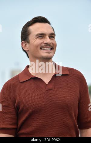 Actor Rupert Friend during a photo call for "The Phoenician Scheme" at ...